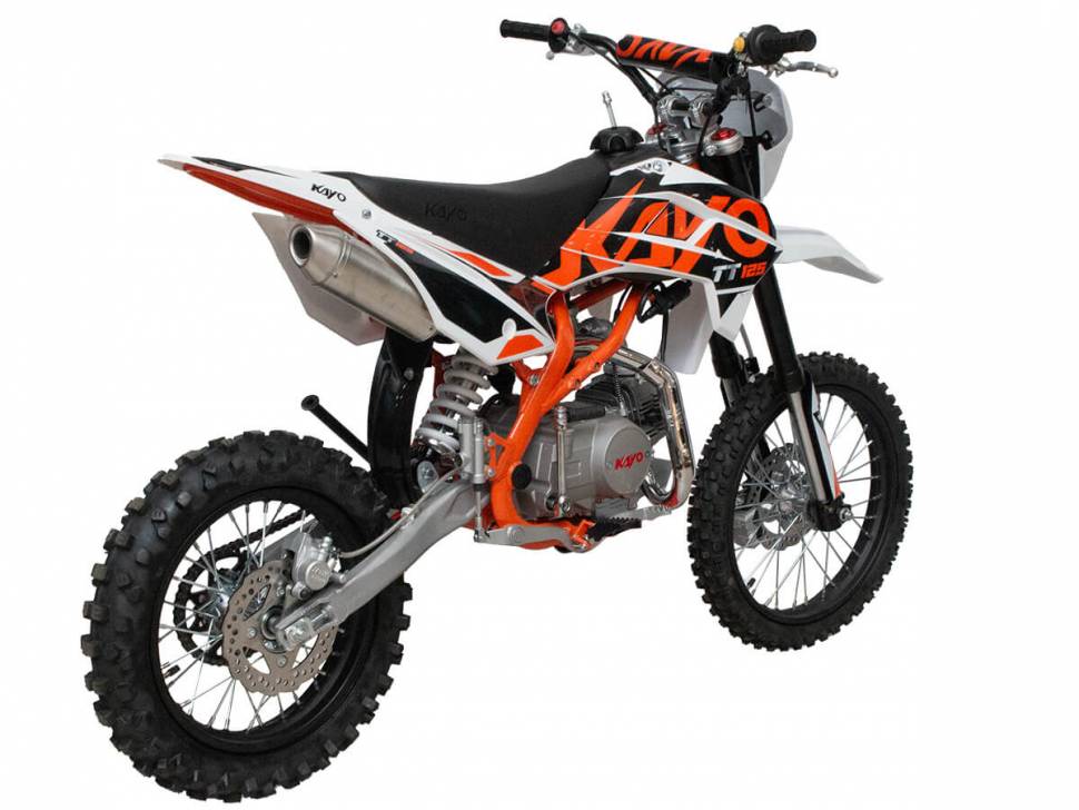 Питбайк KAYO BASIC TT125EM 17/14 KRZ (механ. сцепл., эл. стартер 2022 г ...