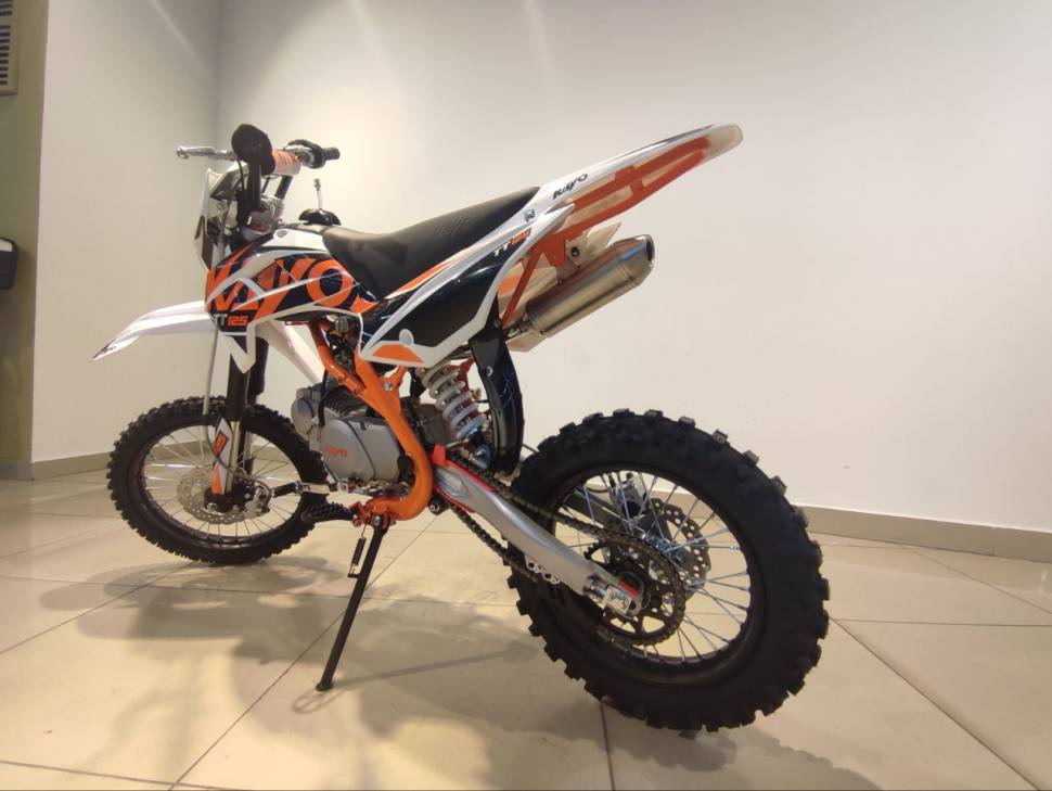 Питбайк KAYO BASIC TT125 17/14 KRZ (механ. сцепл., кикстартер, 2022 г.), , заводская упаковка ...