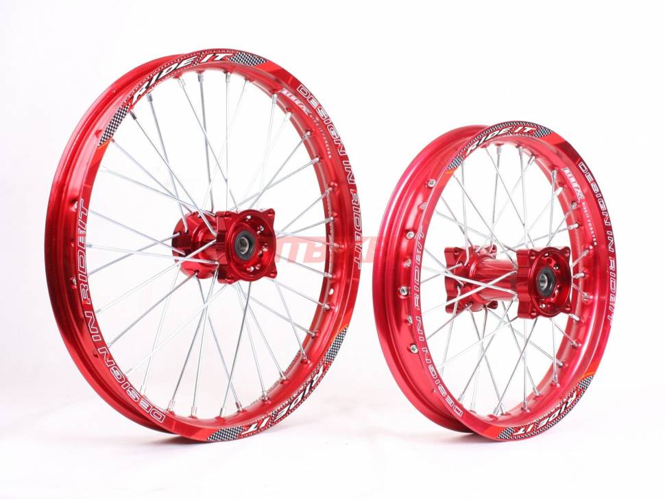Диски в сборе кросс 14-17 ride it фрез ступ красные - купить в г. Москва.