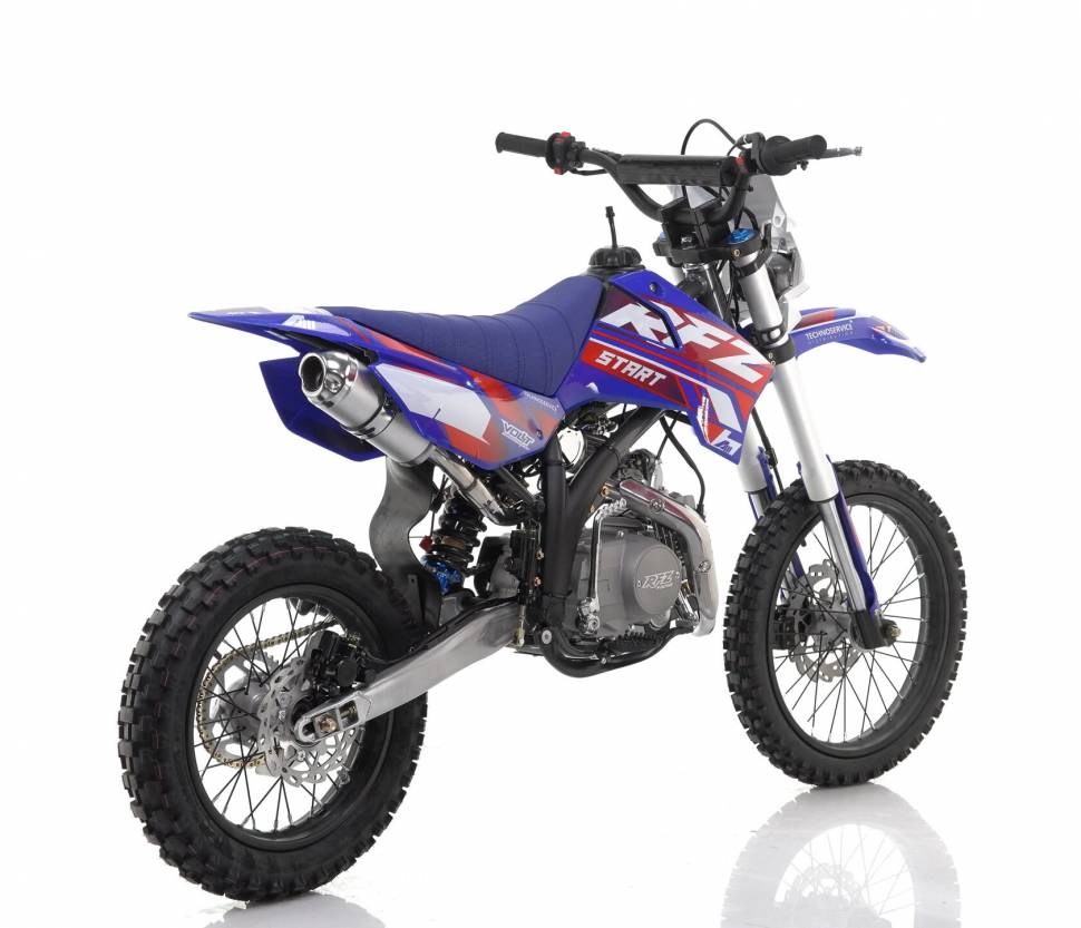 Питбайки APOLLO, 2024, RFZ START 125 E, 17/14, Синий MSD - купить в г ...